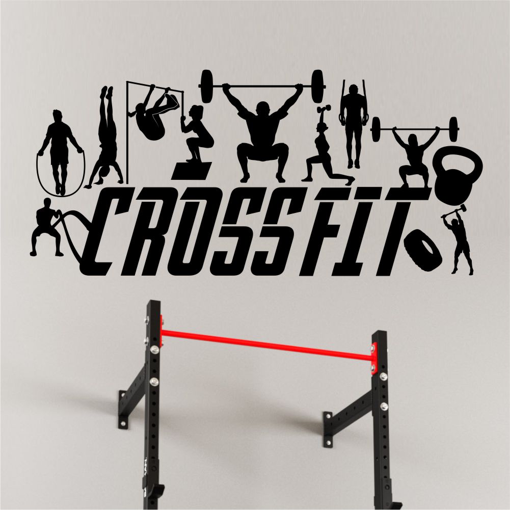 Adesivo de Parede Crossfit - Magazine do Adesivo