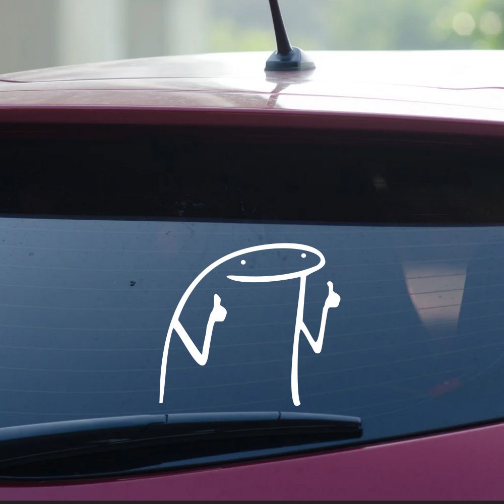 Adesivo para Carro Flork Joinha - Magazine do Adesivo